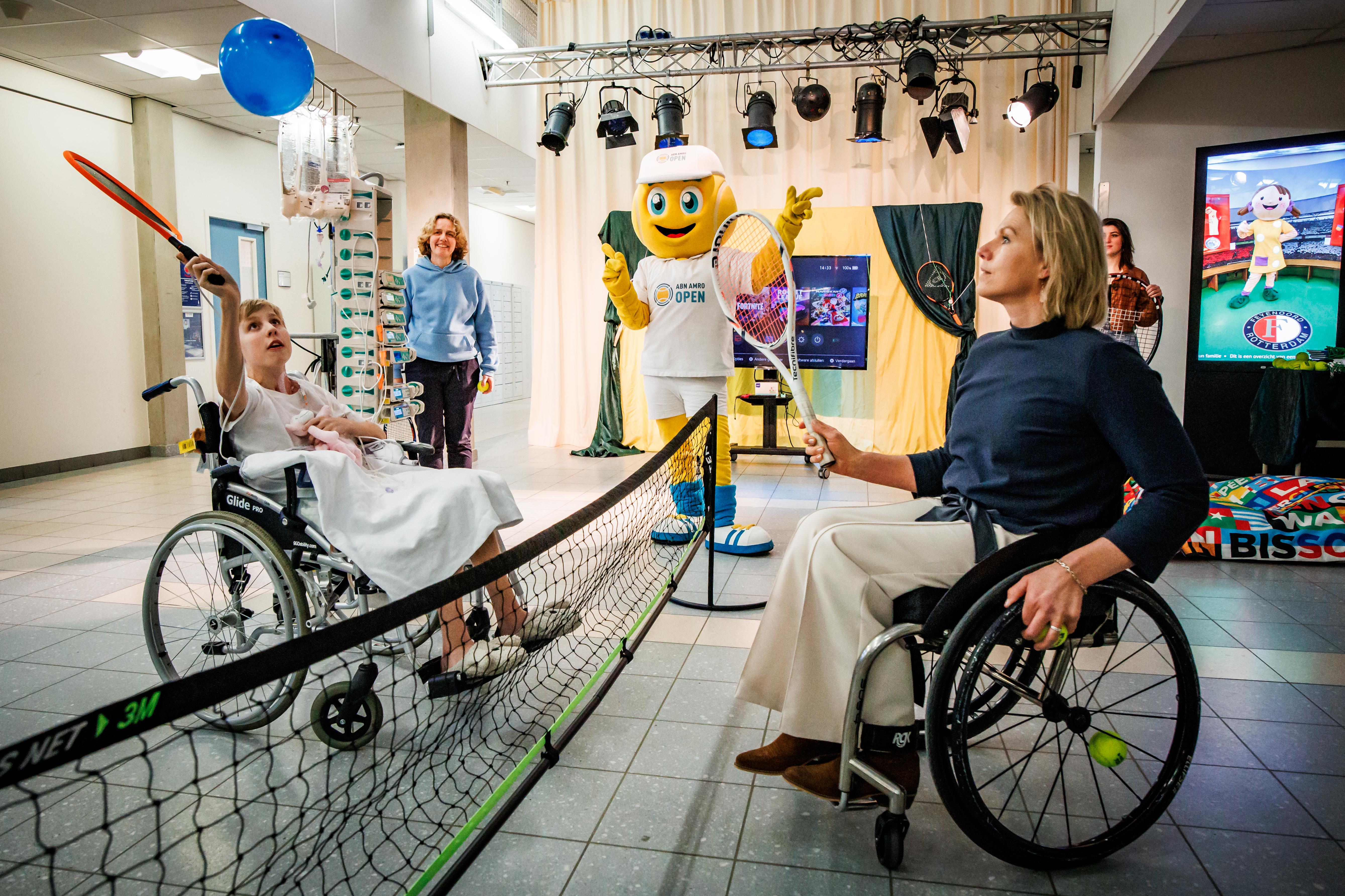 'We spread the love for tennis,' shares Esther Vergeer